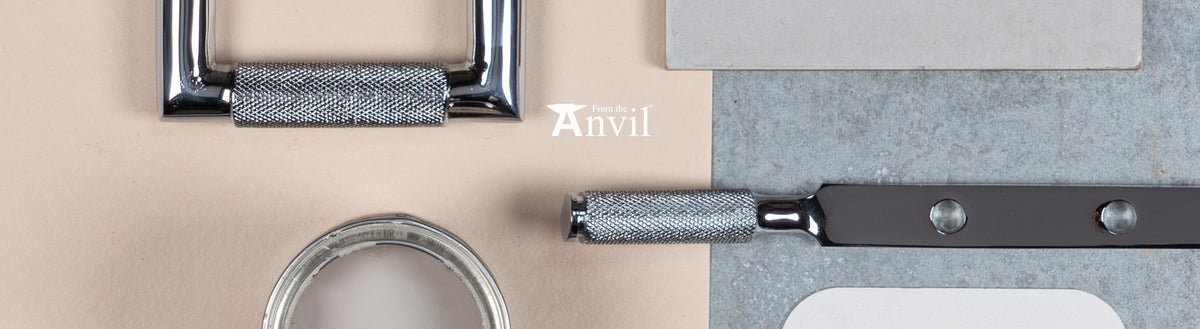 Knurled Door, Cabinet and Window Handles – Hand Forged