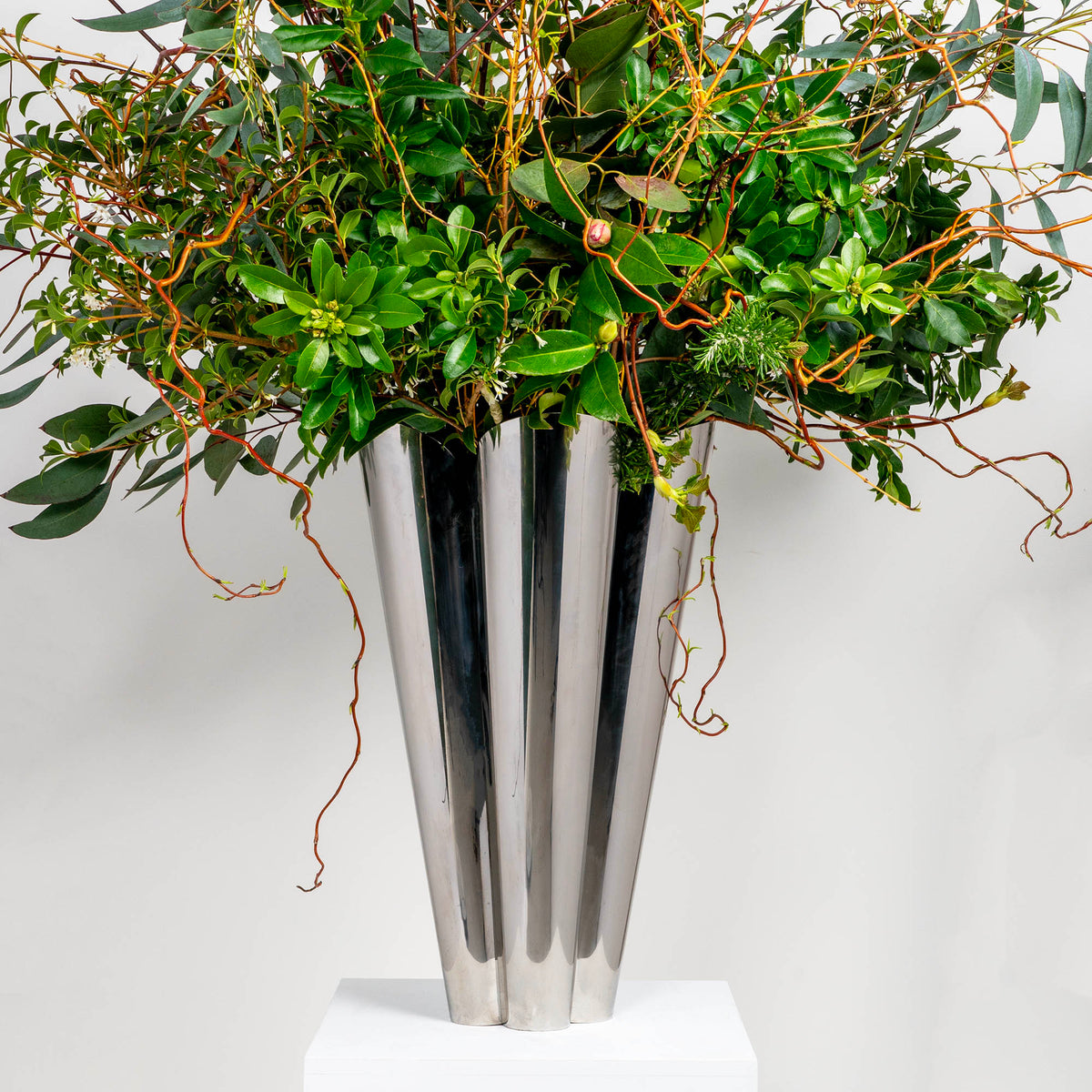 Stainless Steel Flora Plant Pot | From The Anvil – Hand Forged