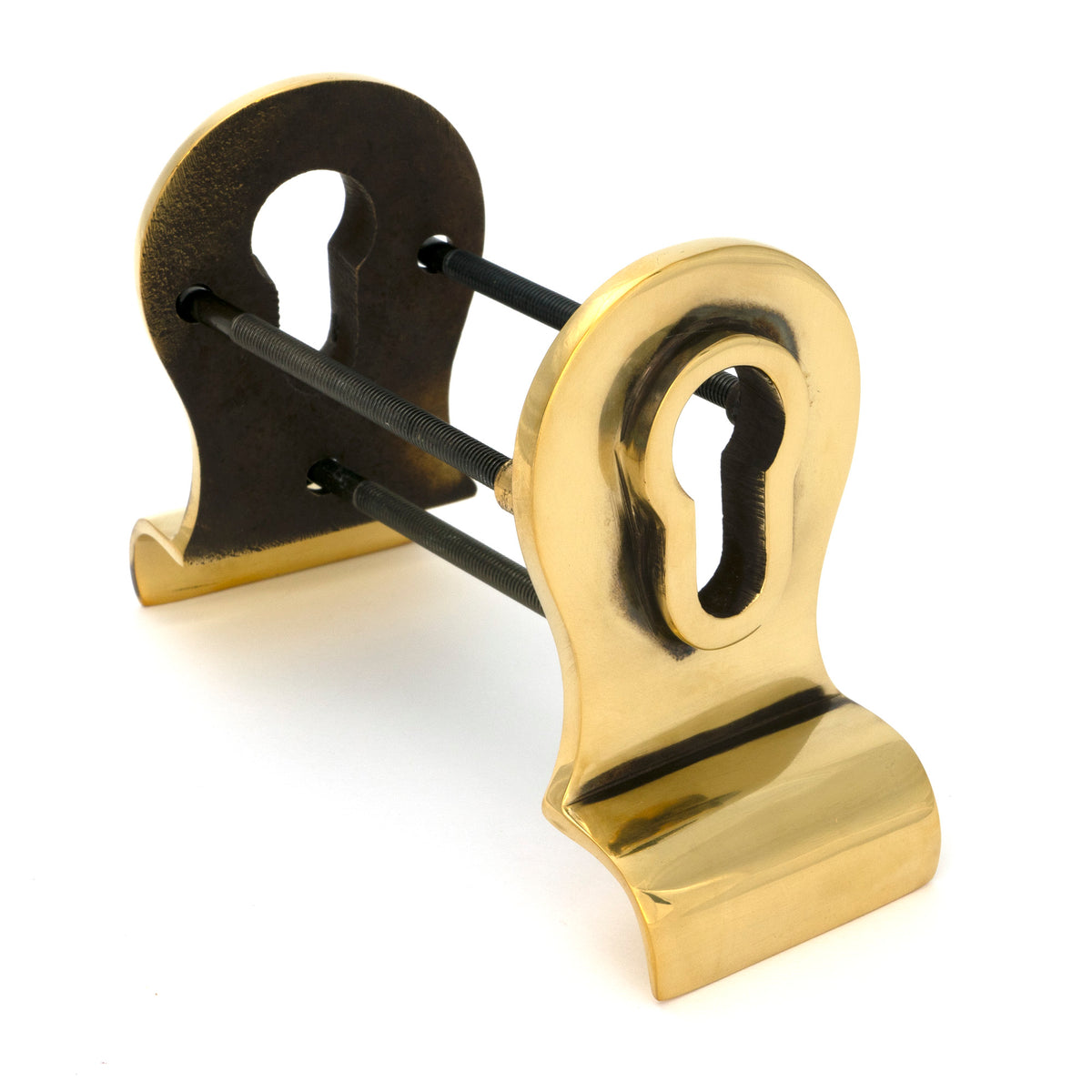 50mm Euro Door Pull (Back to Back Fixings) | From The Anvil – Hand Forged